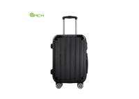 China Double Zipper ABS Trolley Lightweight  Hardside Suitcase for sale