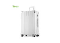 China Fashionable Travel Hardside Checked Luggage Spinner With Corner Protectors for sale