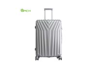 China 20 inch ABS PC hard sided suitcase with Double Spinner Wheels for sale