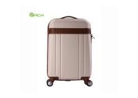 China Spacious  20Inch 3pcs ABS Spinner Hard Shell Suitcases for sale