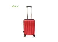 China PET Trolley Travel Luggage Bag 24 28 Inch With Combination Lock for sale