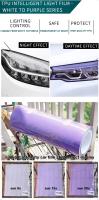 China TPU PPF Smart Photochromic Headlight Protection Film for Any Car Lamp Decorate for sale