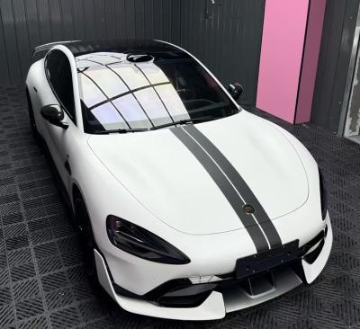 China TPU Matte White Car Wrap Film PET Heat Self Healing Anti Scratch Hydrophobic Auto Body Paint Protection Film for sale