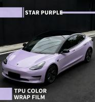 China Crystal Star Dai Purple TPU Car Wrap Film Self-Healing Anti-Scratch PET Auto Film Factory Wholesale Hydrophobic Color Change PPF for sale
