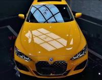 China TPU Crystal Orange Car Wrap Film PET Heat Self-Healing Anti-Scratch Hydrophobic Auto Paint Protection Film for sale