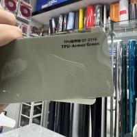 China High Quality TPU PPF Armored Green Car Wrap Film  Heat Self-Healing Anti-Scratch Hydrophobic Auto Paint Protection Film for sale