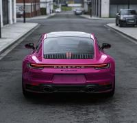 China TPU Metallic Dusk Rose Car Wrap Film PET Heat Self-Healing Anti-Scratch Hydrophobic Auto Paint Protection Film for sale