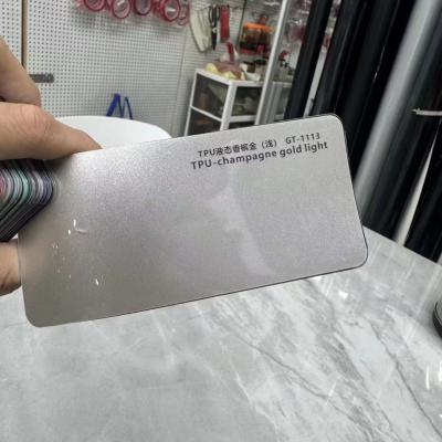 China TPU   Liquid Dark Champagne Gold Car Wrap Film PET Heat Self-Healing Anti-Scratch Hydrophobic Auto Paint Protection Film for sale