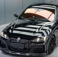 China TPU Santorini Black Car Wrap Film PET Heat Self-Healing Anti-Scratch Hydrophobic Auto Paint Protection Film for sale