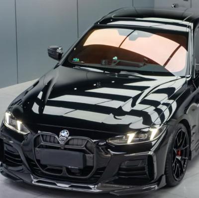 China TPU Santorini Black Car Wrap Film PET Heat Self-Healing Anti-Scratch Hydrophobic Auto Paint Protection Film for sale