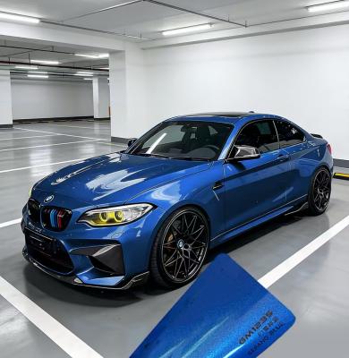China TPU Sepang Blue Car Wrap Film PET Heat Self-Healing Anti-Scratch Hydrophobic Auto Paint Protection Film for sale