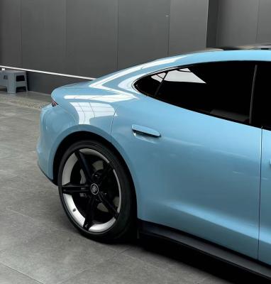 China TPU Ice Crystal Blue Car Wrap Film PET Heat Self-Healing Anti-Scratch Hydrophobic Auto Paint Protection Film for sale