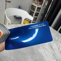 China TPU Liquid Gentian Blue Car Wrap Film PET Heat Self-Healing Anti-Scratch Hydrophobic Auto Paint Protection Film for sale