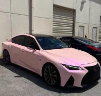China TPU Dream Rouge Pink Car Wrap Film PET Heat Self-Healing Anti-Scratch Hydrophobic Auto Paint Protection Film for sale