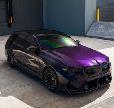 China TPU Metal Midnight Purple Car Wrap Film PET Heat Self Healing Anti Scratch Hydrophobic Auto Body Paint Protection Film for sale
