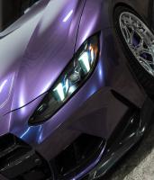 China High Quality TPU Magic Purple Car Wrap Film PET Heat Self-Healing Anti-Scratch Hydrophobic Auto Paint Protection Film for sale