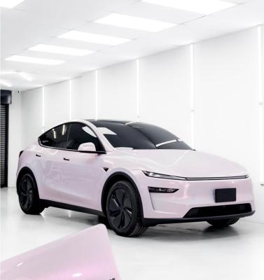 China TPU Soft Gloss Flexible Pink Car Wrap Film PET Heat Self-Healing Anti-Scratch Hydrophobic Auto Paint Protection Film for sale