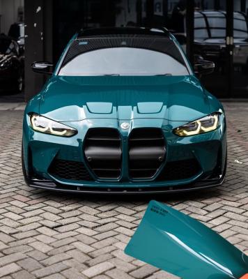 China High Quality TPU Hell Green Car Wrap Film PET Heat Self-Healing Anti-Scratch Hydrophobic Auto Paint Protection Film for sale