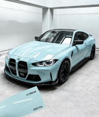 China High Quality TPU Albany Blue Car Wrap Film PET Heat Self-Healing Anti-Scratch Hydrophobic Auto Paint Protection Film for sale