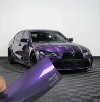 China High Quality TPU Roland Diamond Purple Car Wrap Film PET Heat Self-Healing Anti-Scratch Hydrophobic Auto Paint Protection Film for sale