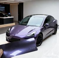 China High Quality TPU Rosemary Purple Car Wrap Film PET Heat Self-Healing Anti-Scratch Hydrophobic Auto Paint Protection Film for sale