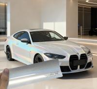 China TPU Glossy Colorful Laser White Car Wrap Film PET Heat Self-Healing Anti-Scratch Hydrophobic Auto Paint Protection Film for sale