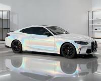 China TPU Glossy Colorful Laser White Car Wrap Film PET Heat Self-Healing Anti-Scratch Hydrophobic Auto Paint Protection Film for sale