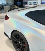 China TPU Glossy Colorful Laser White Car Wrap Film PET Heat Self-Healing Anti-Scratch Hydrophobic Auto Paint Protection Film for sale