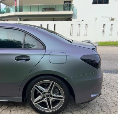 China TPU Satin Capri Gray Purple Car Wrap Film PET Heat Self Healing Anti Scratch Hydrophobic Auto Body Paint Protection Film for sale
