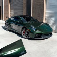 China High Quality TPU Emerald Green Car Wrap Film PET Heat Self Healing Anti Scratch Hydrophobic Auto Body Paint Protection Film for sale