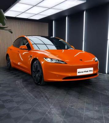 China High Quality TPU Lava Orange Car Wrap Film PET Heat Self Healing Anti Scratch Hydrophobic Auto Body Paint Protection Film for sale