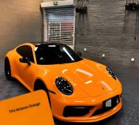 China High Quality TPU Orange Car Wrap Film PET Heat Self Healing Anti Scratch Hydrophobic Auto Body Paint Protection Film for sale