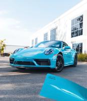 China High Quality TPU Miami Blue Car Wrap Film PET Heat Self Healing Anti Scratch Hydrophobic Auto Body Paint Protection Film for sale