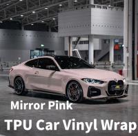 China TPU Mirror Sky Pink Car Wrap Film PET Heat Self Healing Anti Scratch Hydrophobic Auto Body Paint Protection Film for sale