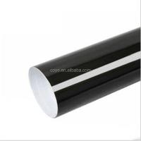China Vinyl Film Wrap Sheet Roll Rollo Vinilo Sticker Car DIY Cutting Air Free Release NO BUBBLES Glossy Black for sale