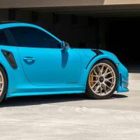 China TPU Crystal Miami Blue Car Wrap Film PET Heat Self Healing Anti Scratch Hydrophobic Auto Body Paint Protection Film for sale