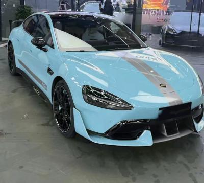 China TPU Crystal Ocean Breeze Blue Car Wrap Film PET Heat Self Healing Anti Scratch Hydrophobic Auto Body Paint Protection Film for sale