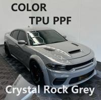 China Crystal Rock Grey TPU PPF Paint Protection Film Self-Adhesive Auto Body Wrap Color Changing Vinyl Roll for sale