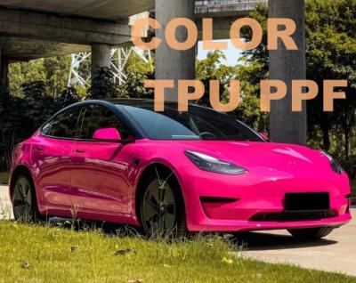 China TPU Crystal Rose Red  Film Self-Healing AntiScratch Car Wrap Film Auto Body Paint Protector Sticker Vehicle Vinyl Wrap for sale