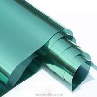 China Green and Silver Window Film Privacy Protection One Way Mirror Thermal-Insulation UV-Blocking Sunscreen Film for Home Office for sale