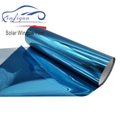 China Privacy protection Control Solar Anti Heat Super Glossy Light Bule Tinted Window Car Film for Automobile Windshield for sale