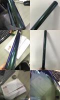 China 18% VLT Chameleon Purple to Green Window Tint for Car Side Window Solar Protection Sunscreen Film Sticker Foils for sale