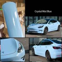 China Crystal Mist Blue TPU Color PPF Self Healing Paint Protection Film Scratch Resistant Hydrophobic Full Car Body Wrap Film for sale