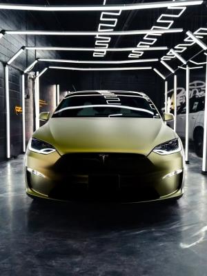 China TPU Satin Gold Green Color PPF Self Healing Paint Protection Film Scratch Resistant Hydrophobic Full Car Body Wrap Film for sale