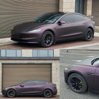 China TPU Black Iridescent Purple  Color PPF Self Healing Paint Protection Film Scratch Resistant Hydrophobic Full Car Body Wrap Film for sale