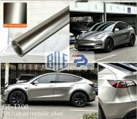 China Liquid Metal Gun Grey TPU Color PPF Self Healing Paint Protection Film Scratch Resistant Hydrophobic Full Car Body Wrap Film for sale