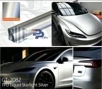 China Liquid Metal Gun Grey TPU Color PPF Self Healing Paint Protection Film Scratch Resistant Hydrophobic Full Car Body Wrap Film for sale
