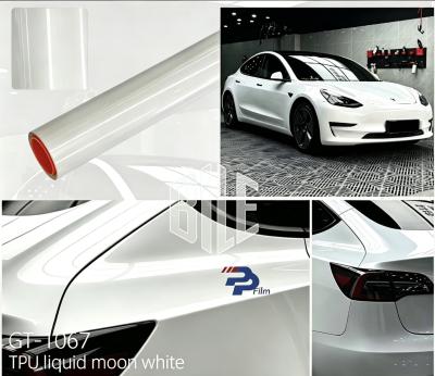 China Liquid Moon White TPU Color PPF Self Healing Paint Protection Film Scratch Resistant Hydrophobic Full Car Body Wrap Film for sale