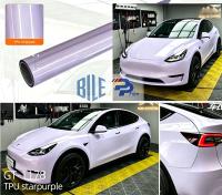 China Star Purple TPU Color PPF Self Healing Paint Protection Film Scratch Resistant Hydrophobic Full Car Body Wrap Film for sale