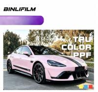 China Misty Rose Pink TPU Color PPF Self Healing Paint Protection Film Scratch Resistant Hydrophobic Full Car Body Wrap Film for sale